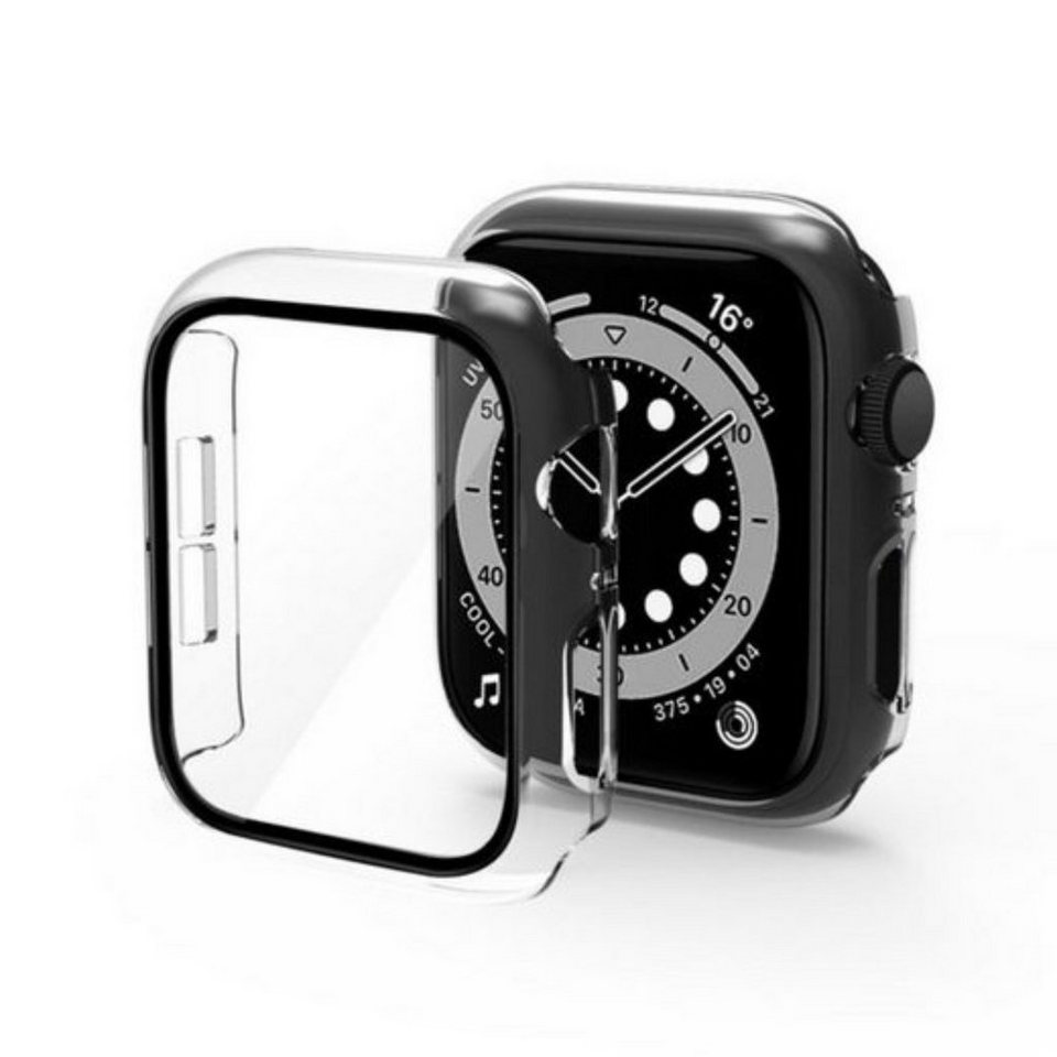 Smartup Smartwatch Hülle 2x Hülle Für Apple Watch 4 6 Se 44mm Case