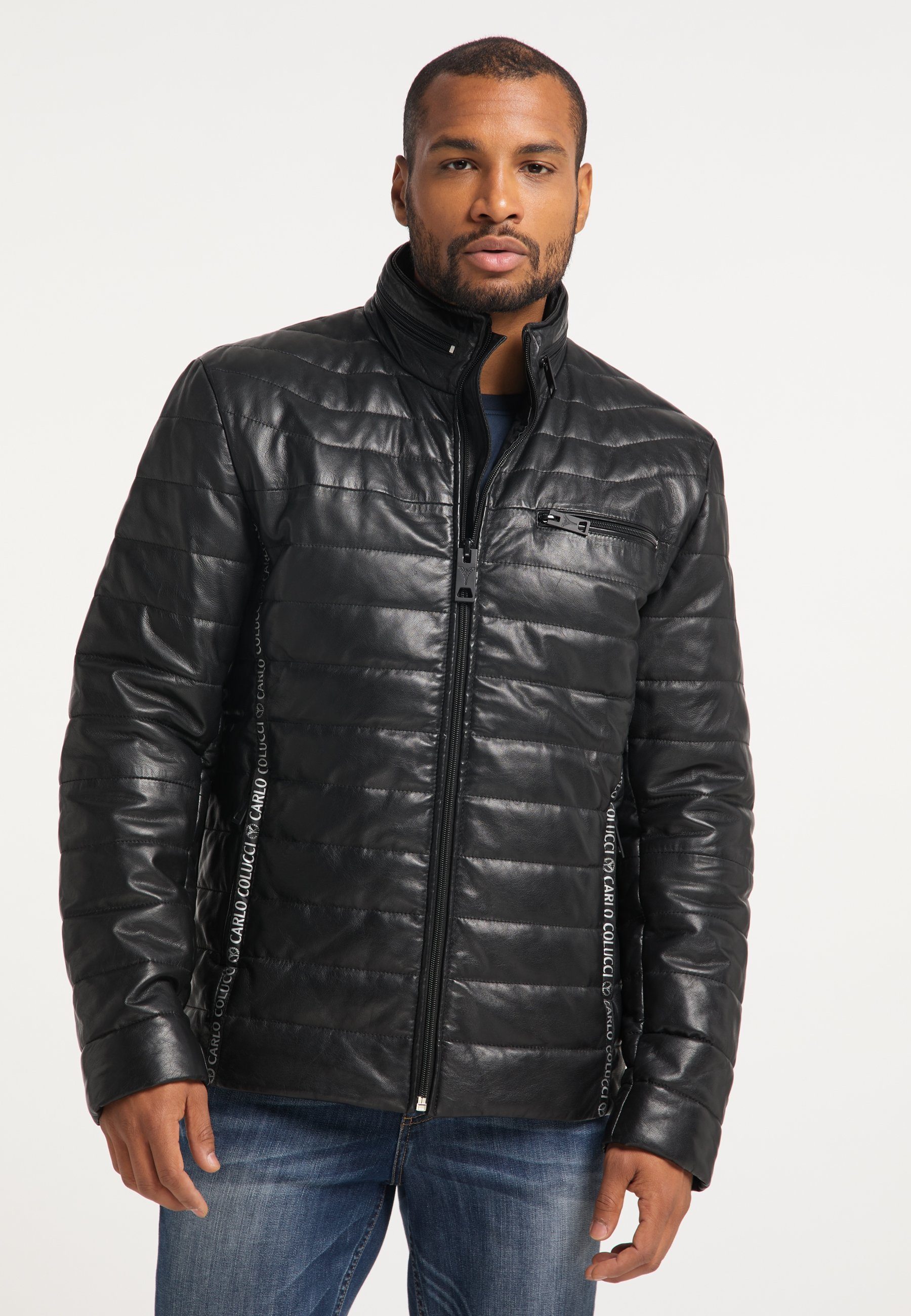 CARLO COLUCCI Lederjacke »Gulf«, Regular Fit online kaufen | OTTO