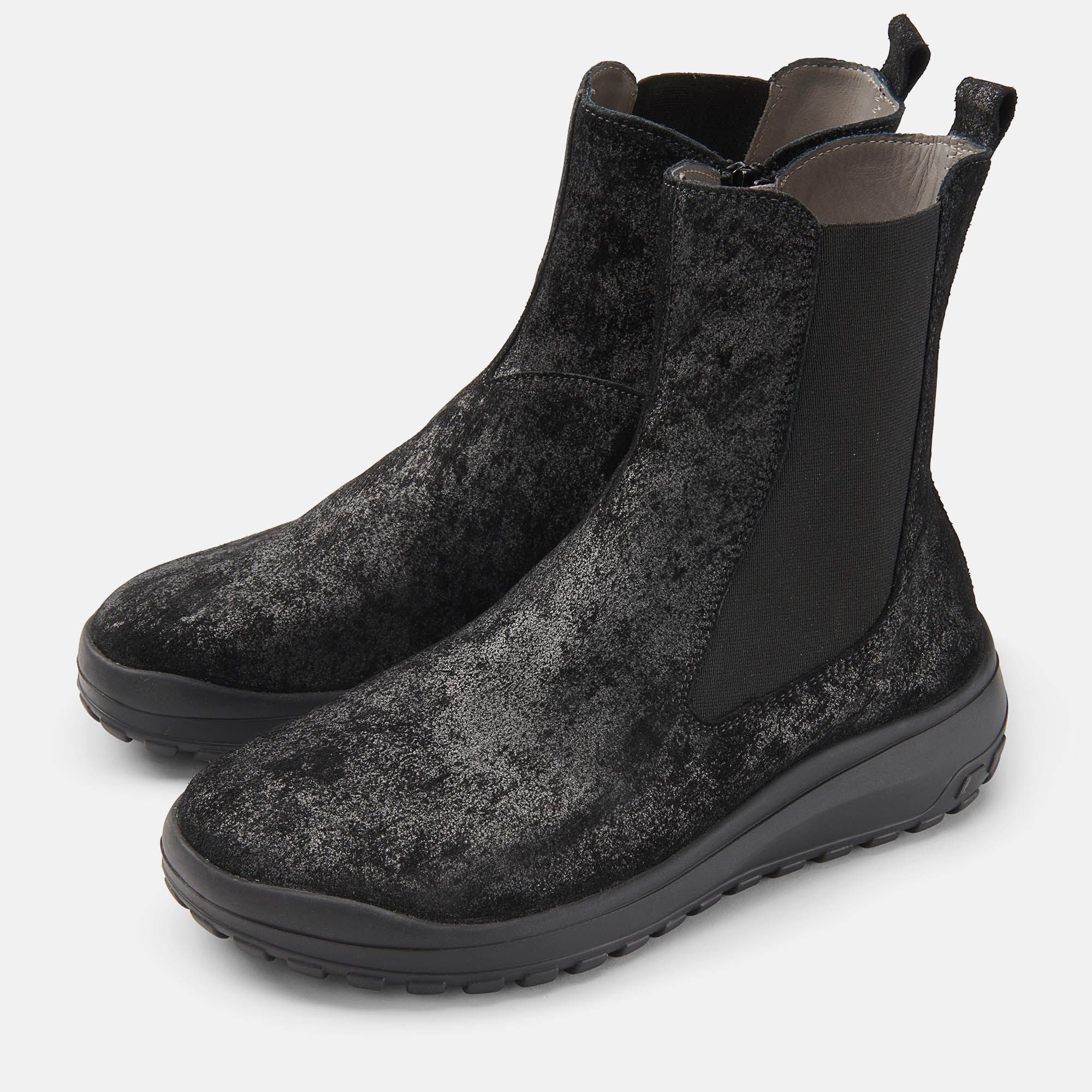 BÄR Mabel Stiefelette 100% Zehenfreiheit, LightHike Sohle mit griffigem ...