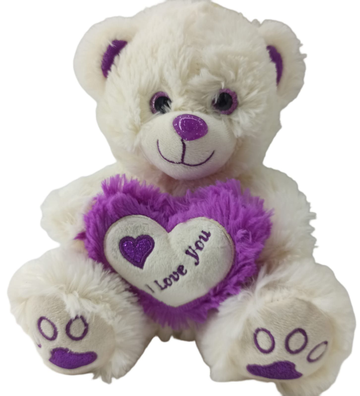 Soma Kuscheltier Teddy Bär Knuddel Bär 23cm Lila Kuschelbär Kuscheltier