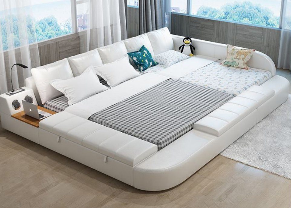 JVmoebel Bett (1-tlg), Made in Europa, Maße (B/T/H): 180/200 Bett 244 x ...