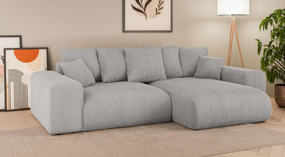 Inosign Ecksofa Ecksofa Lakeside Mit Bettfunktion Und Bettkasten Bth
