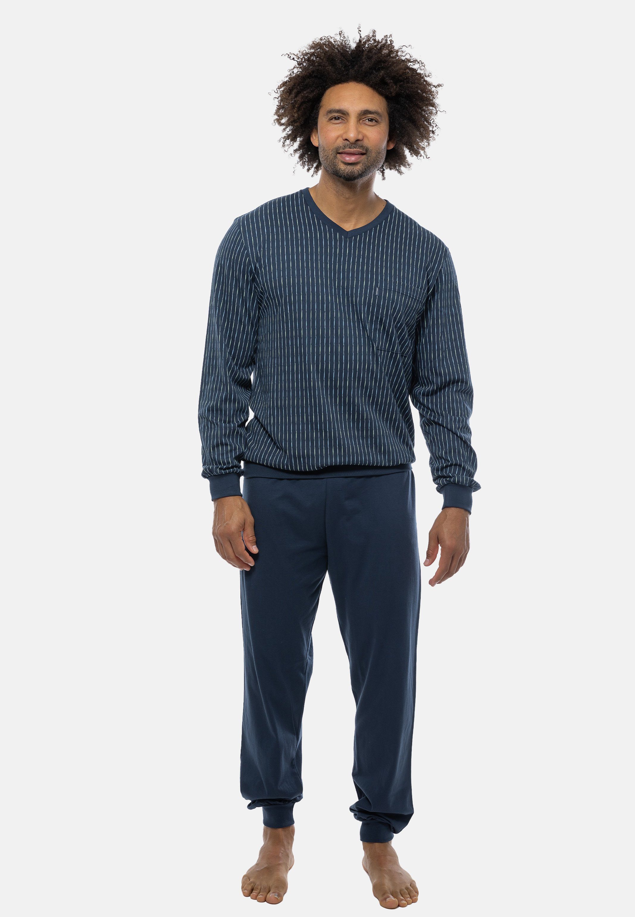 Ammann Pyjama Organic Cotton Cord Set 2 Tlg Schlafanzug Baumwolle