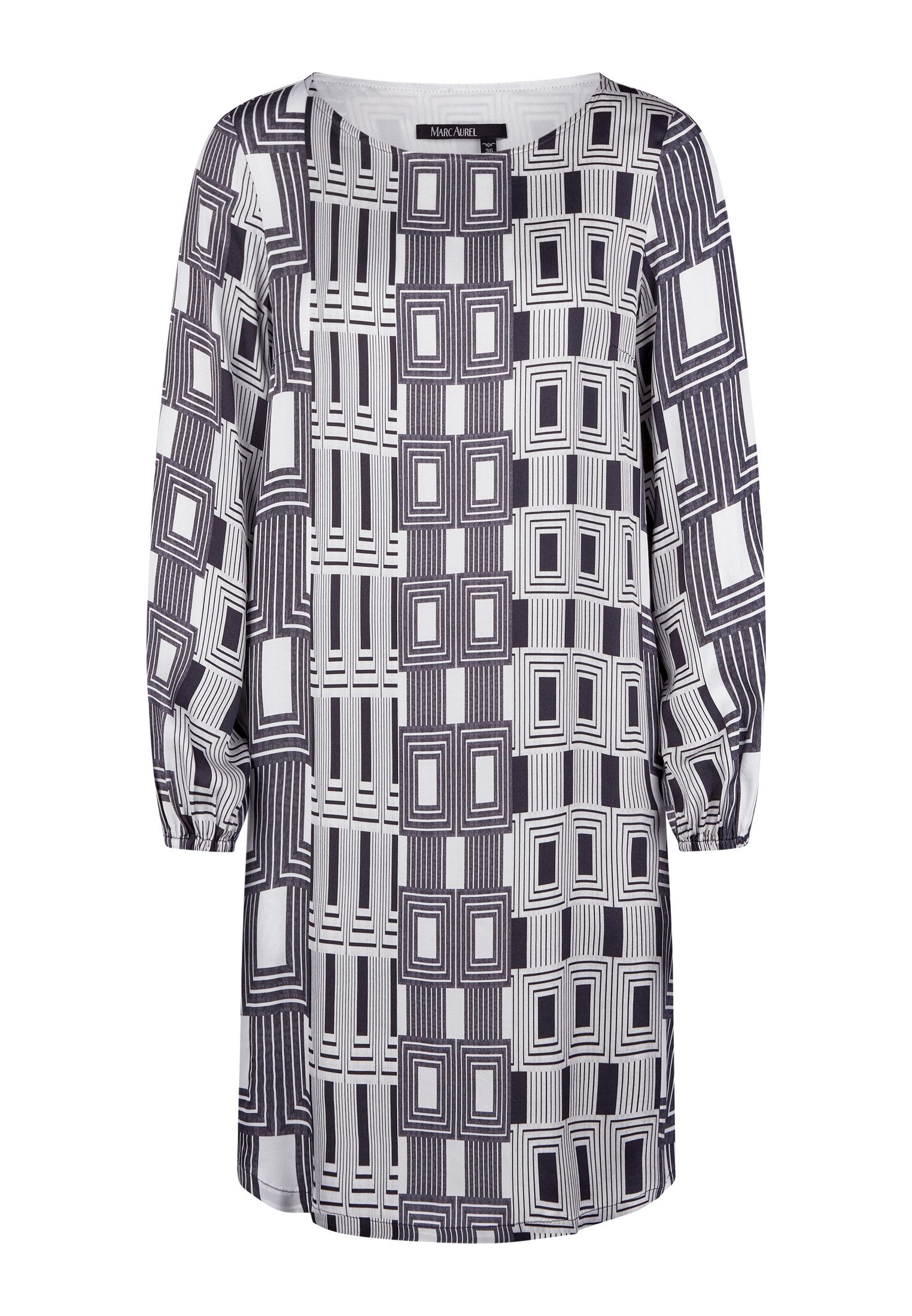 MARC AUREL Druckkleid mit Art Déco Print, Normale Passform mit ...