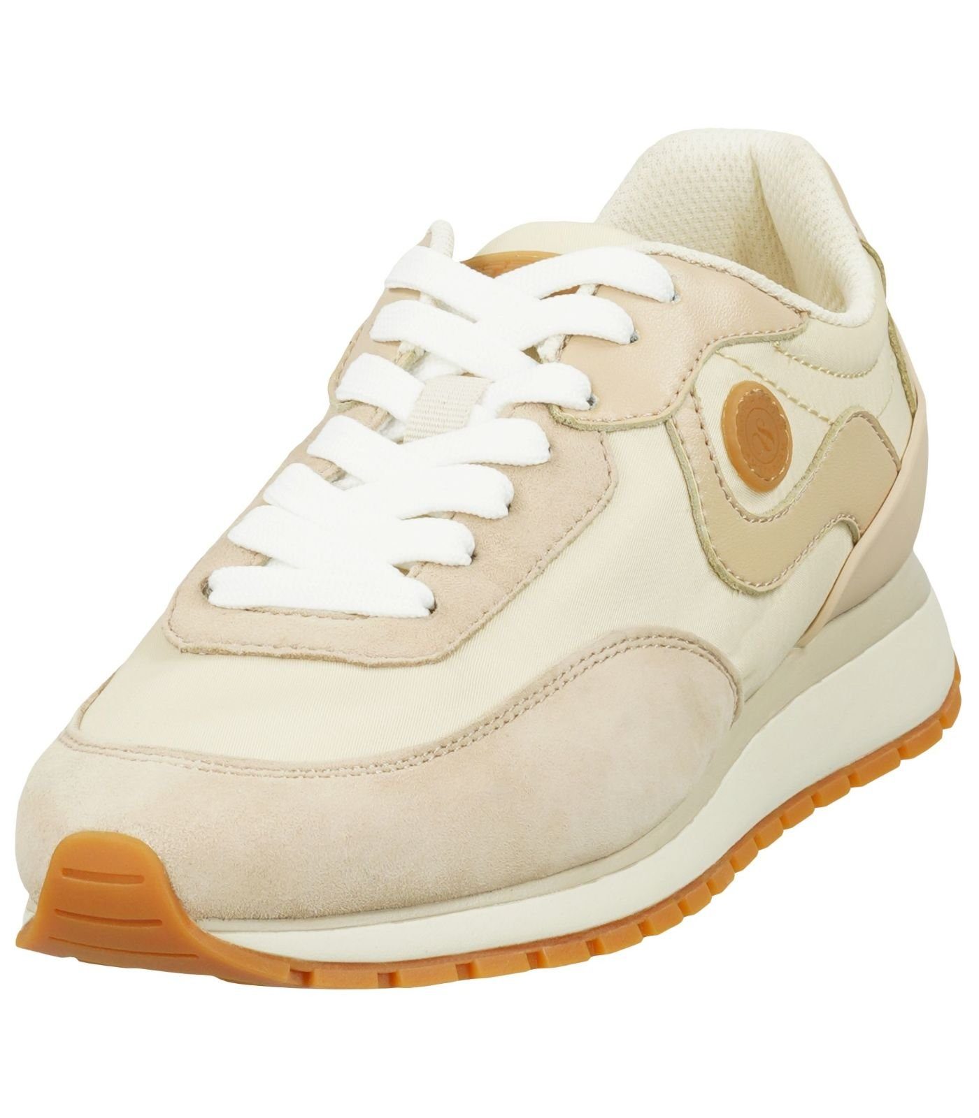Scotch & Soda Sneaker Veloursleder/Textil Sneaker, Kontrastfarbene Einsätze