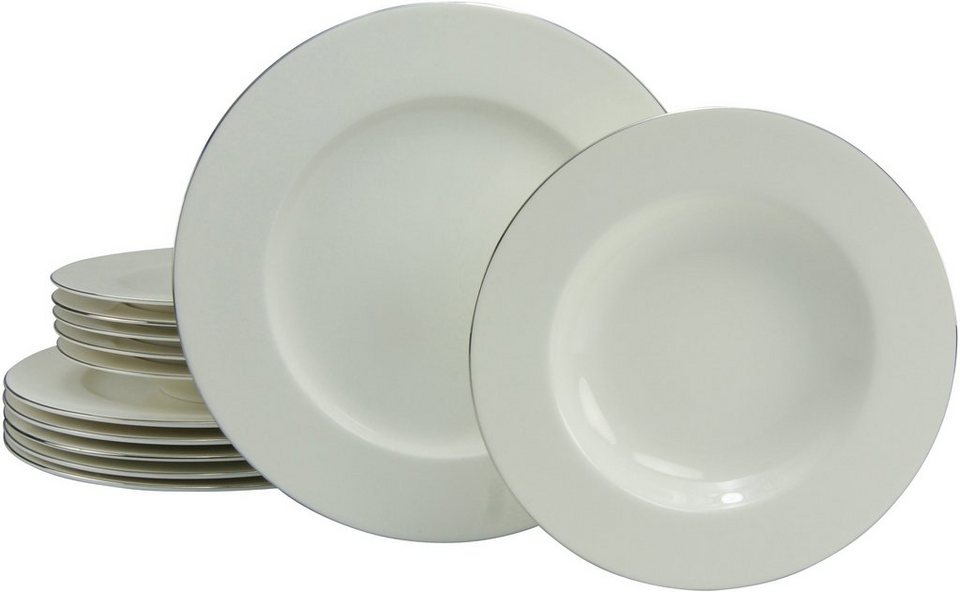 Creatable Tafelservice Vera 12 Tlg Porzellan
