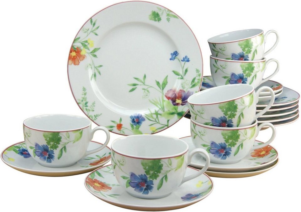 CreaTable Kaffeeservice, Porzellan, 18 Teile, »LANDSCAPE« online kaufen ... CreaTable Kaffeeservice, Porzellan, 18 Teile, »LANDSCAPE« online kaufen ...
