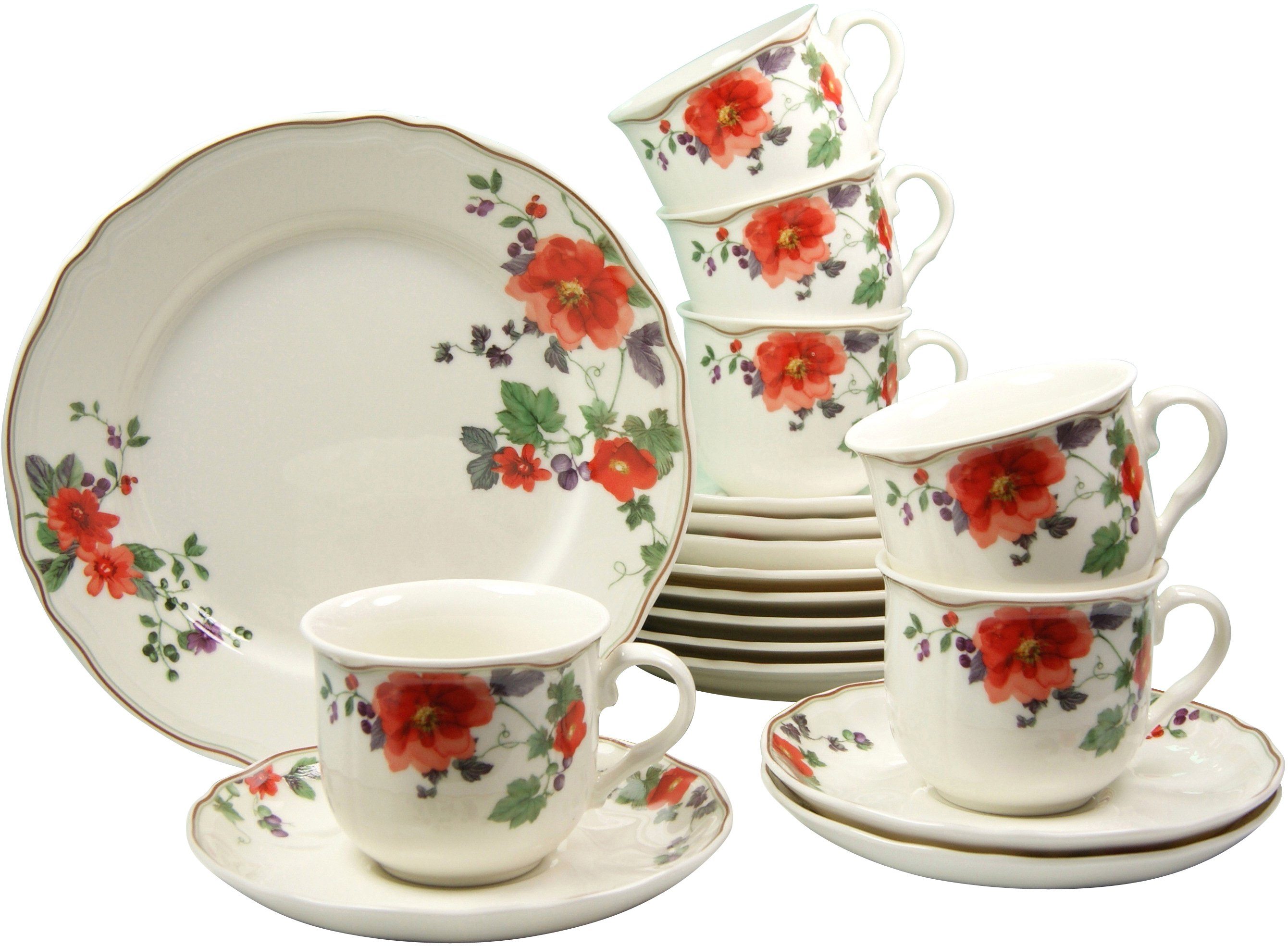 Creatable Kaffeeservice Premium Porzellan 18 Teile Meran Online