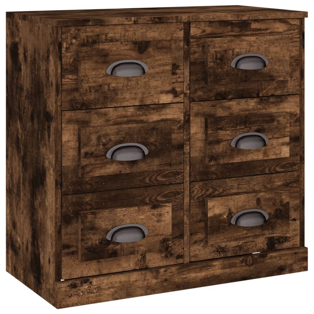 vidaXL Sideboard NA Sideboard Räuchereiche 70x35,5x67,5 cm Spanplatte ...