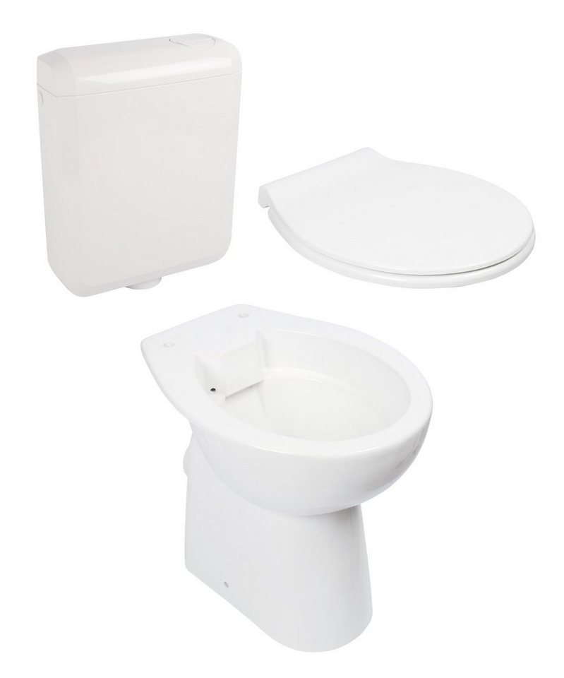 Calmwaters Tiefspül Wc Bodenstehend Abgang Waagerecht Stand Wc