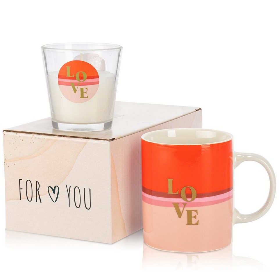 ILP Becher Geschenkset Kerze & Becher, Geschenktasse in ... ILP Becher Geschenkset Kerze & Becher, Geschenktasse in ...