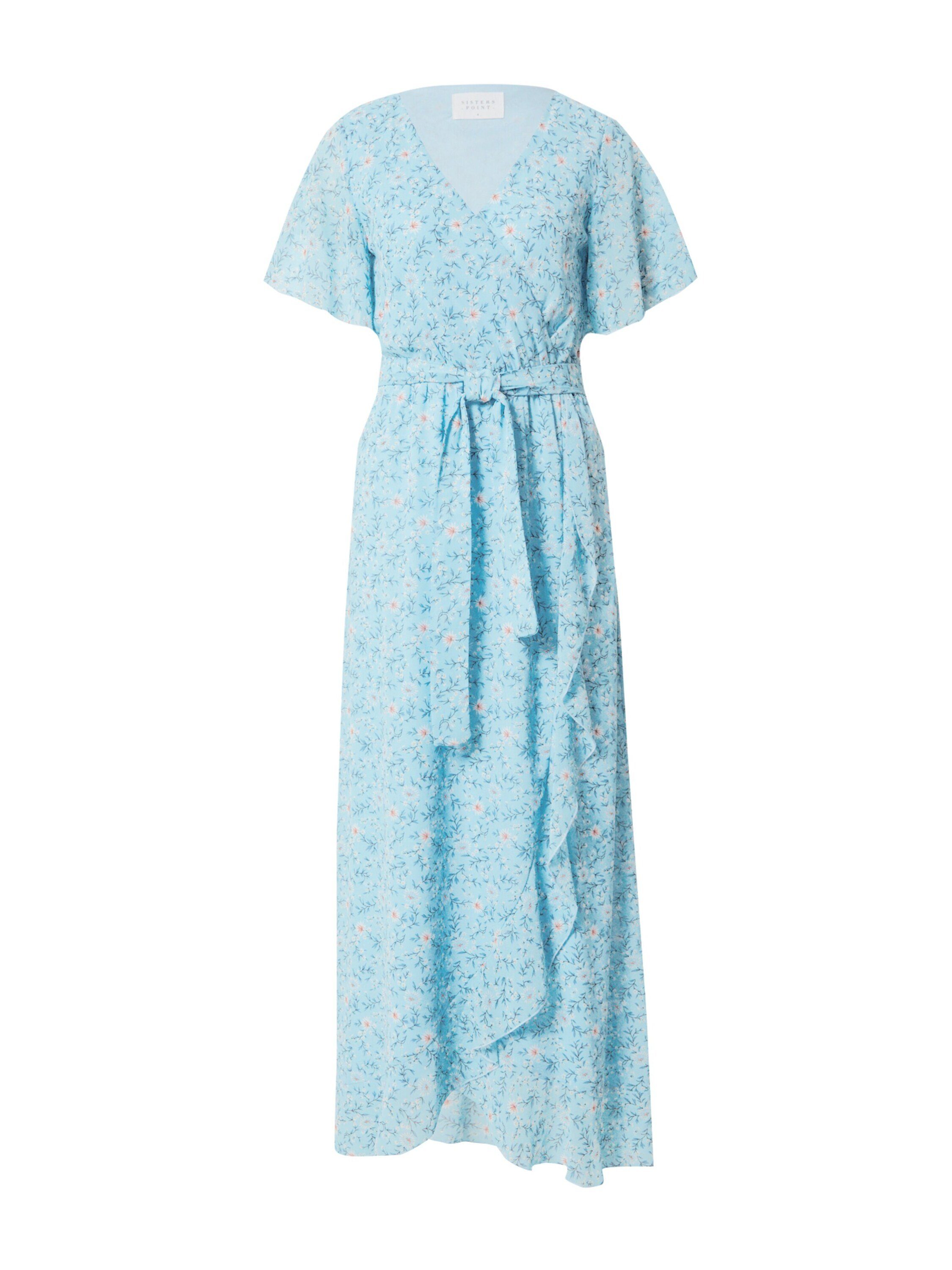 Sisters Point Jerseykleid 1 Tlg Drapiertgerafft Wickel Design Volant