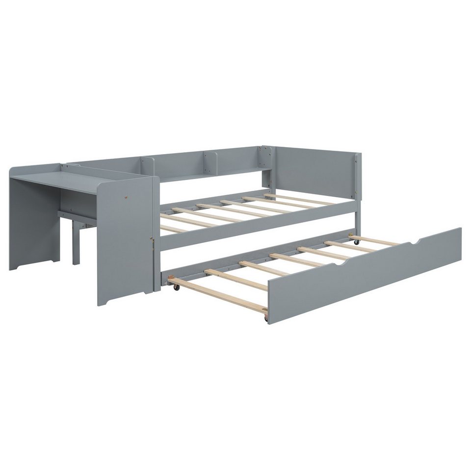 Ideasy Kinderbett 90200cm Flachbett Mit Ausziehbarem Bett90180cm