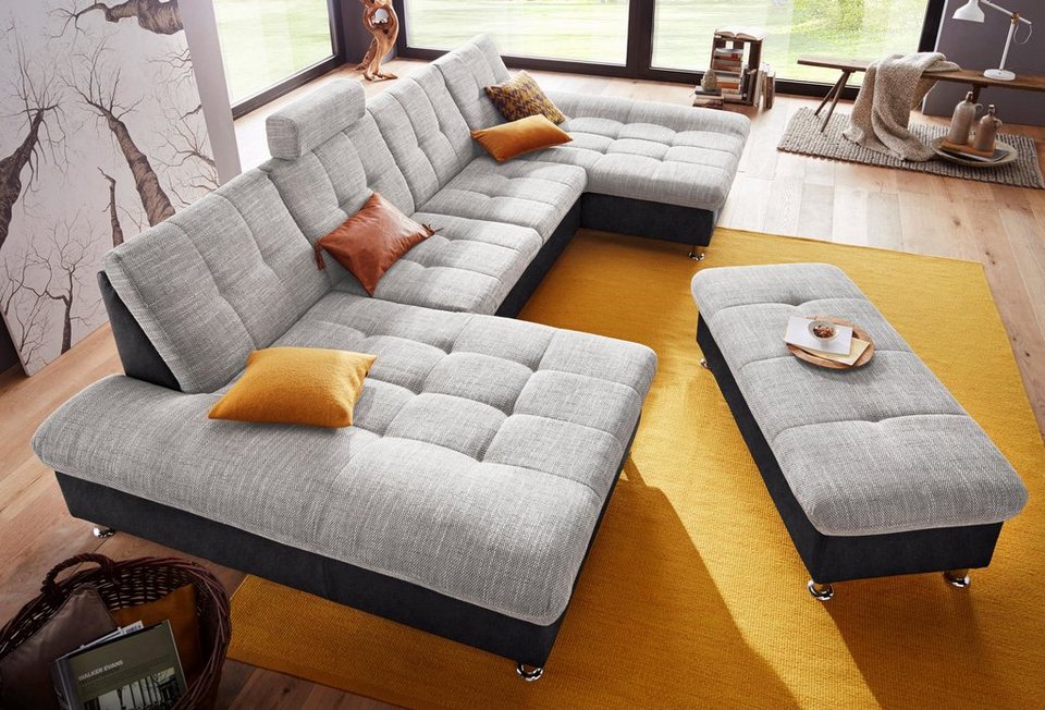 DOMO collection Wohnlandschaft, wahlweise mit Bettfunktion online ... DOMO collection Wohnlandschaft, wahlweise mit Bettfunktion online ...