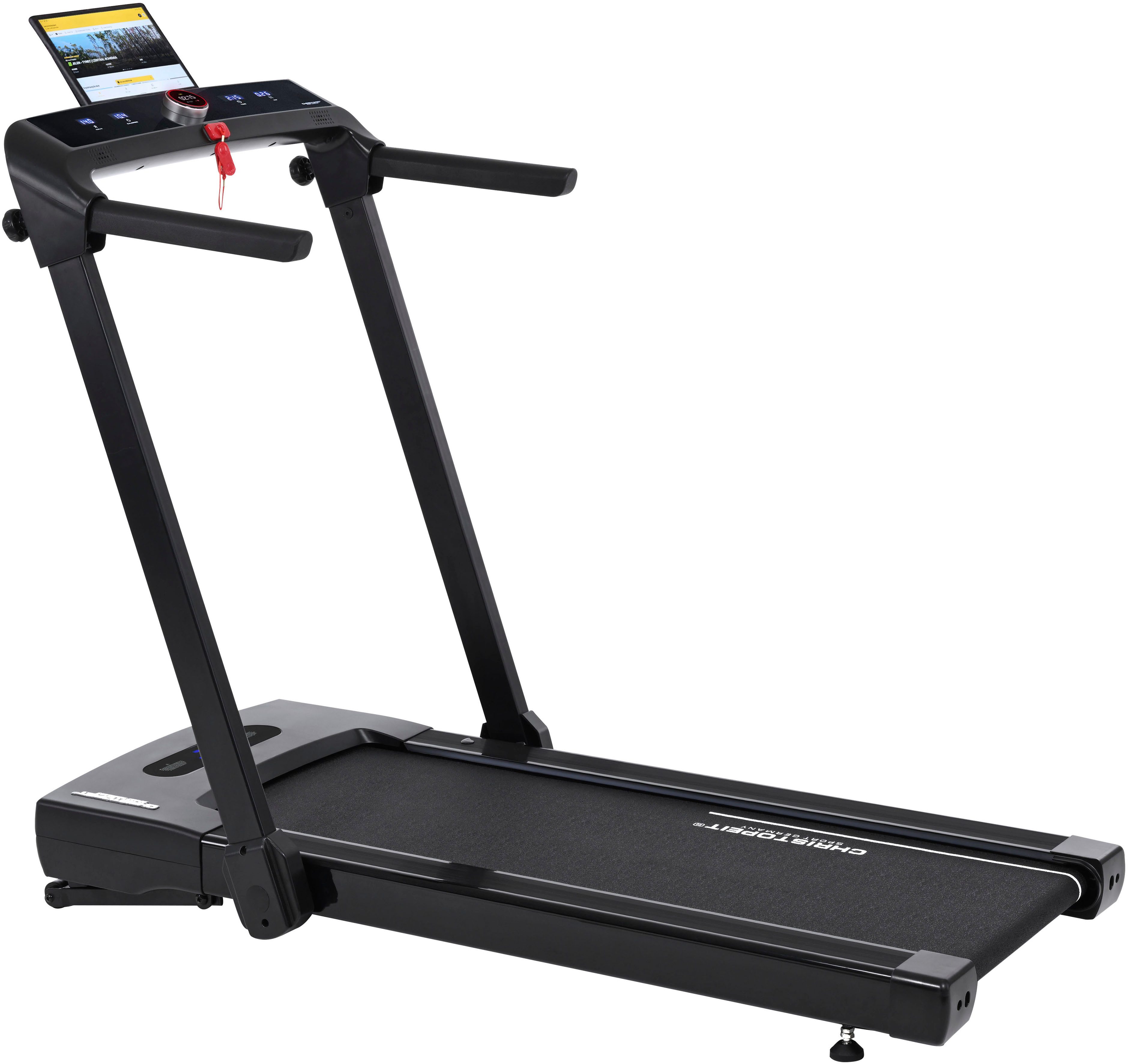 Christopeit Sport® Laufband 2 in 1 Walking Pad und Laufband (1-tlg., inkl. Bluetooth-Musikboxen ...
