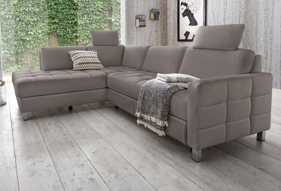 Sitandmore Ecksofa Pablo L Form Wahlweise Mit Bettfunktion Eckcouch