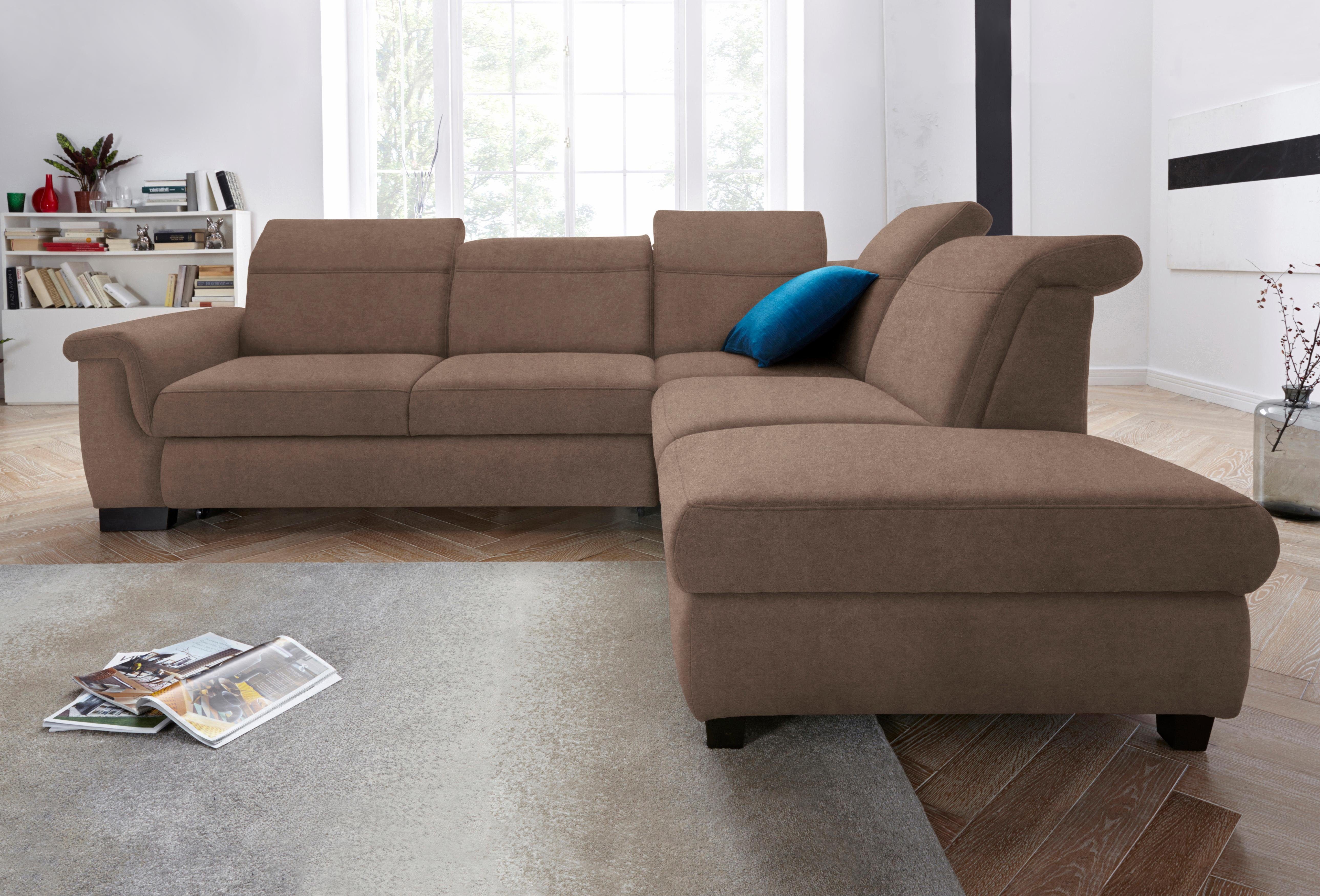 Domo Collection Ecksofa Wahlweise Mit Bettfunktion Und