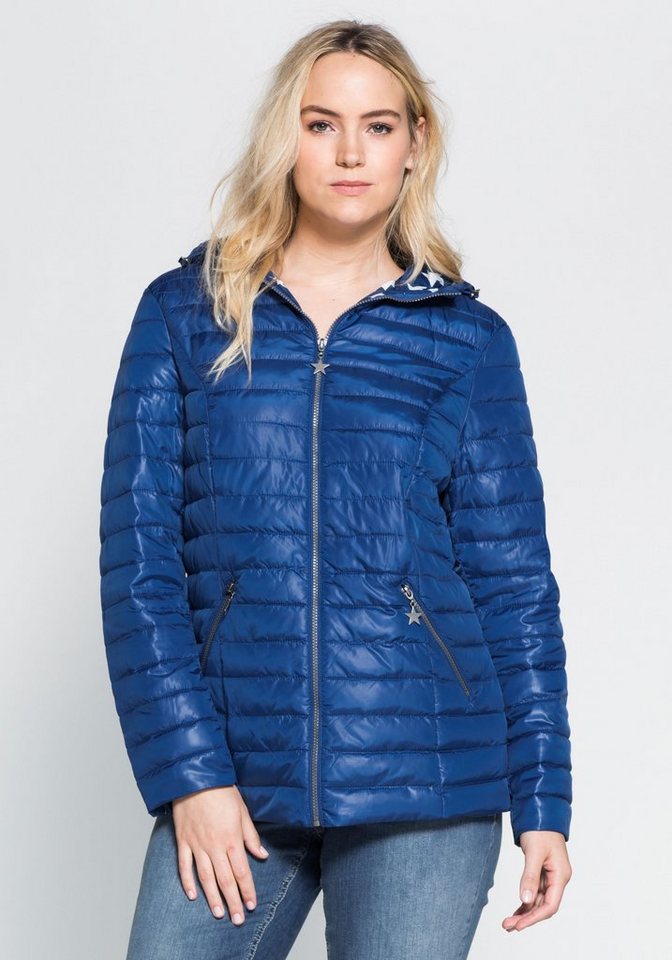 Sheego Casual Steppjacke Im Minibeutel Verstaubar Weitenverstellbare