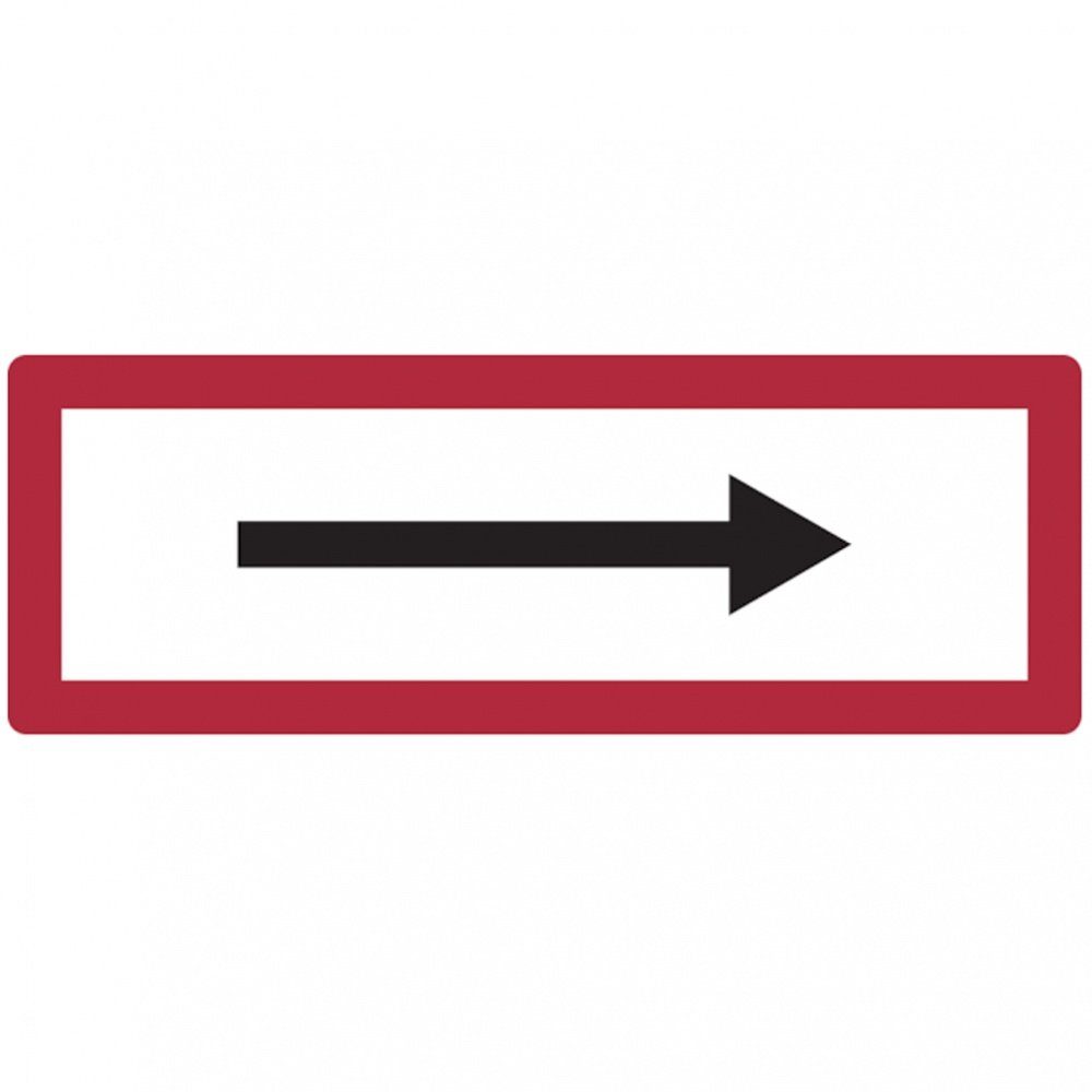 König Werbeanlagen Hinweisschild Feuerwehrschild, Richtungspfeil - DIN 4066, Richtungspfeil ...
