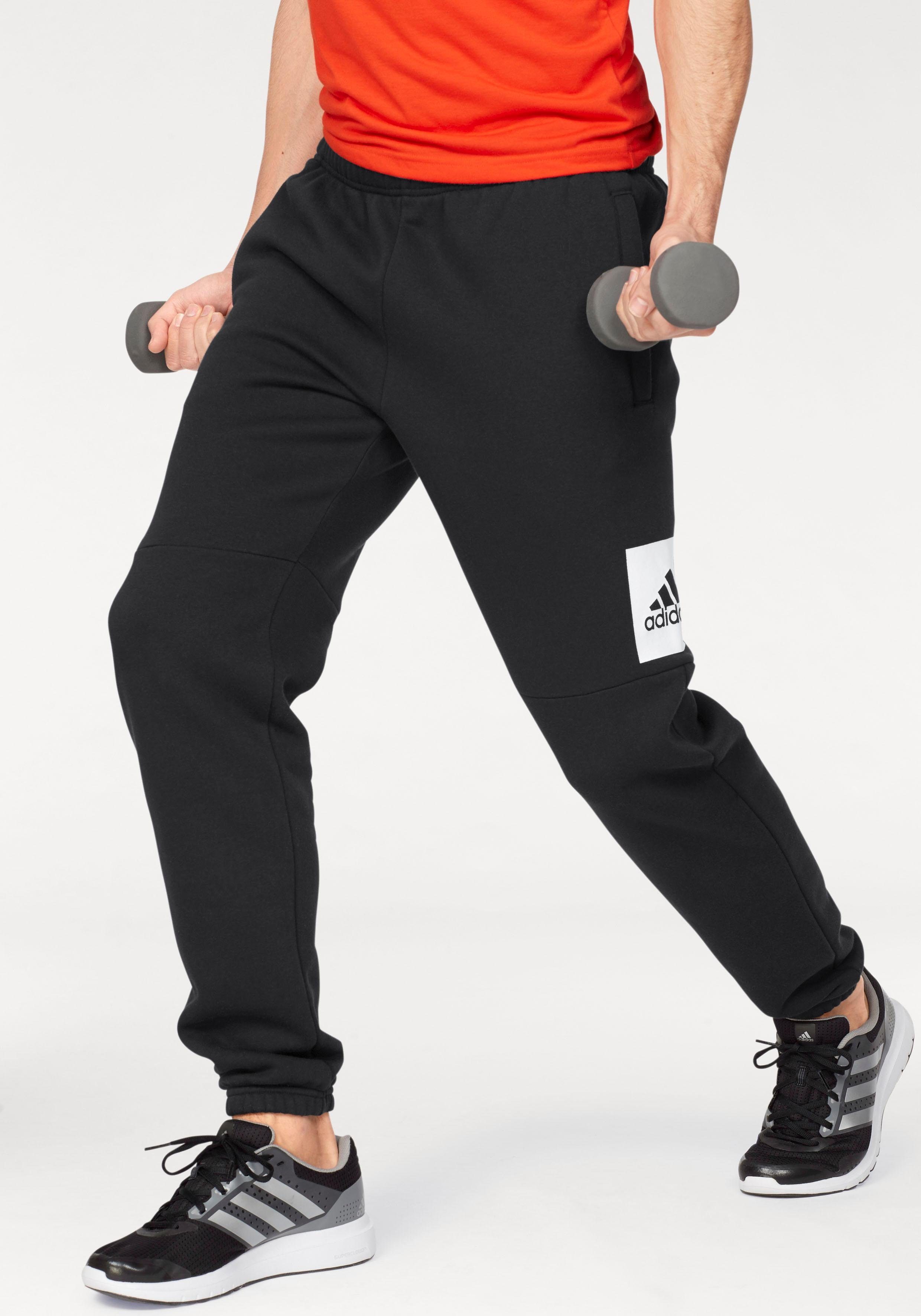 Adidas Performance Jogginghose Essentials Box Logo Tapered Pant Fleece