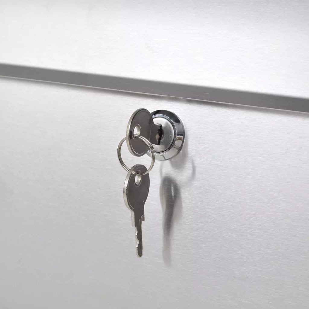 vidaXL Briefkasten 375 x 13 x 31 cm Briefkasten freistehend Postkasten ...