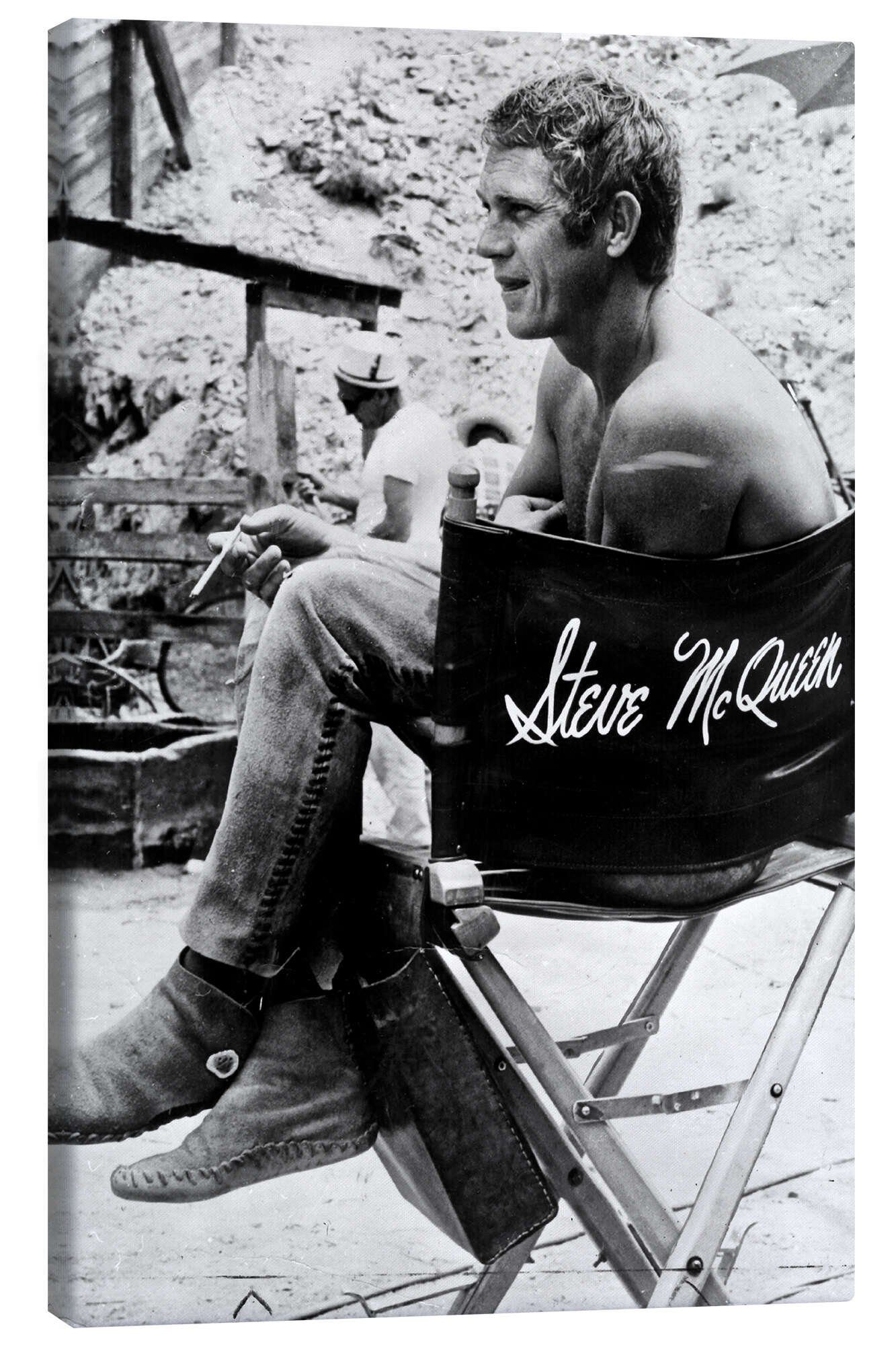 Posterlounge Leinwandbild Celebrity Collection Steve Mcqueen Im