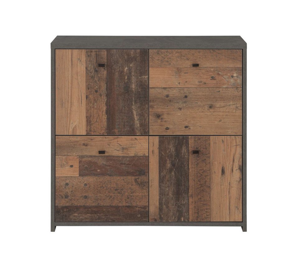 99rooms Kommode Sesto Sideboard Highboard Mit 4 Türen Viel