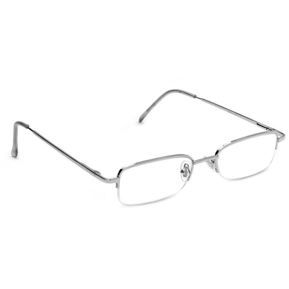 B&S Lesebrille READY READ.MET.NYL. SILVER +1.0 3PCS