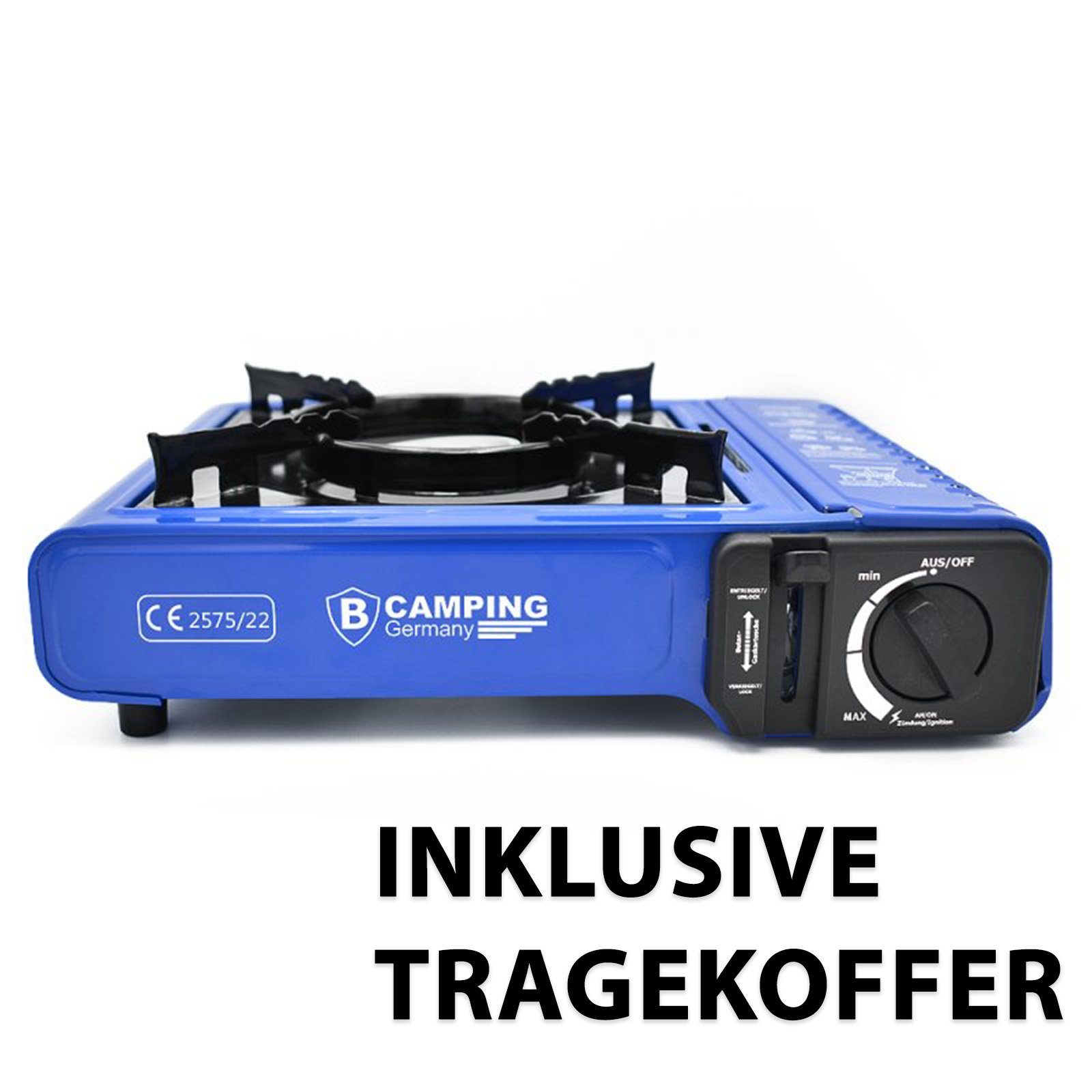 bahama Gaskocher für den Betrieb mit Gas Kartuschen 227g mobiler, (Butangaskocher Gasherd ...