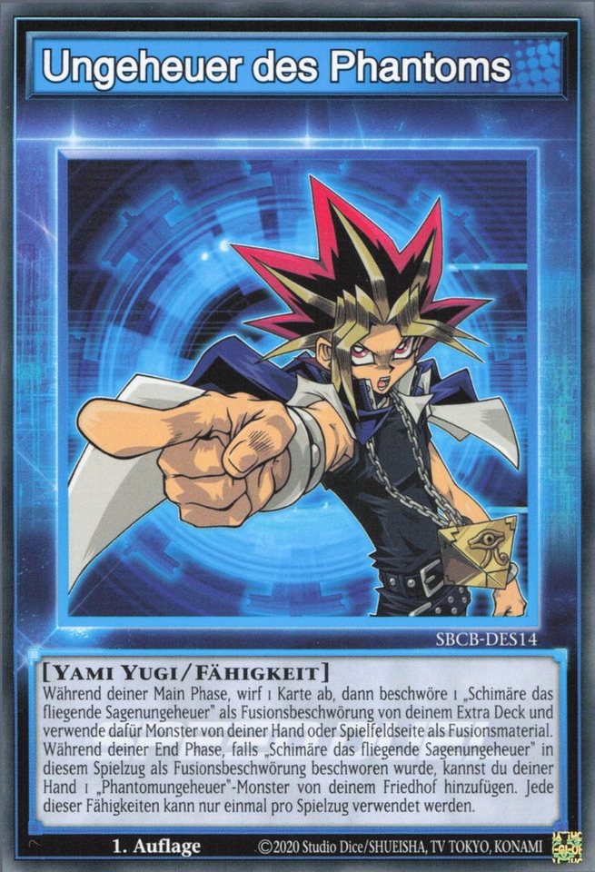 Recollectibles Sammelkarte Yugioh Karte Ungeheuer Des Phantoms Yu Gi