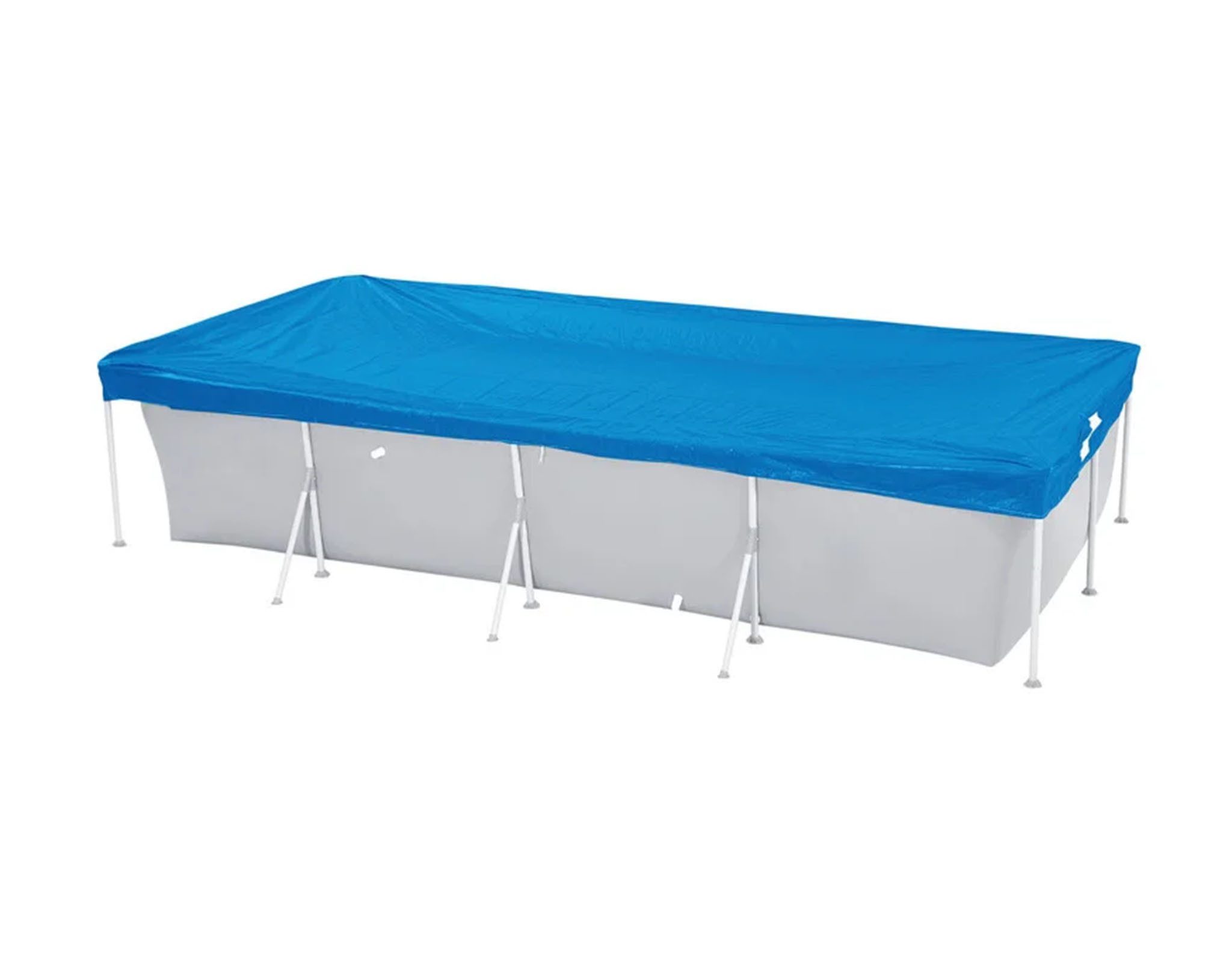 crivit Pool-Abdeckplane Pool Cover Metalframe: ca. 228x159 cm Witterungsbes