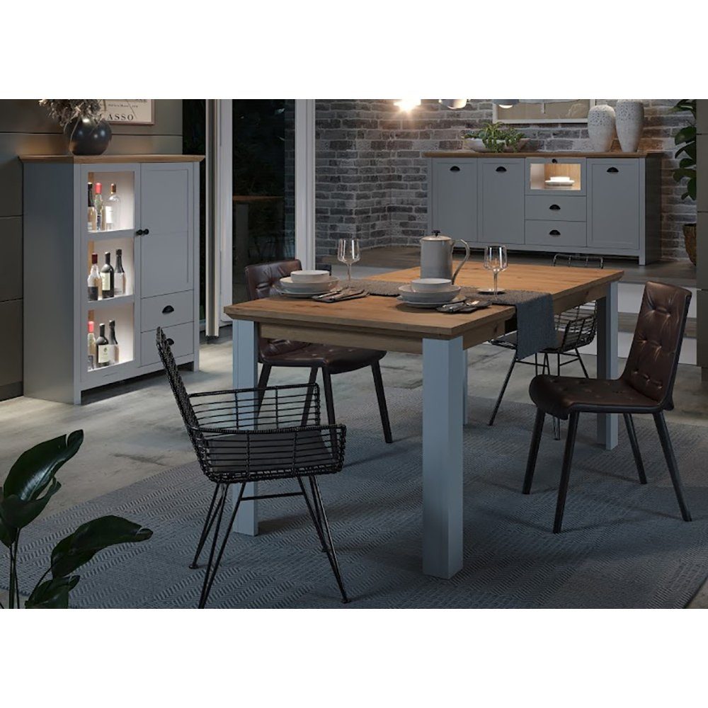Lomadox Esstisch Licata 19 Wohnzimmer Set Mit Unterbauspots In