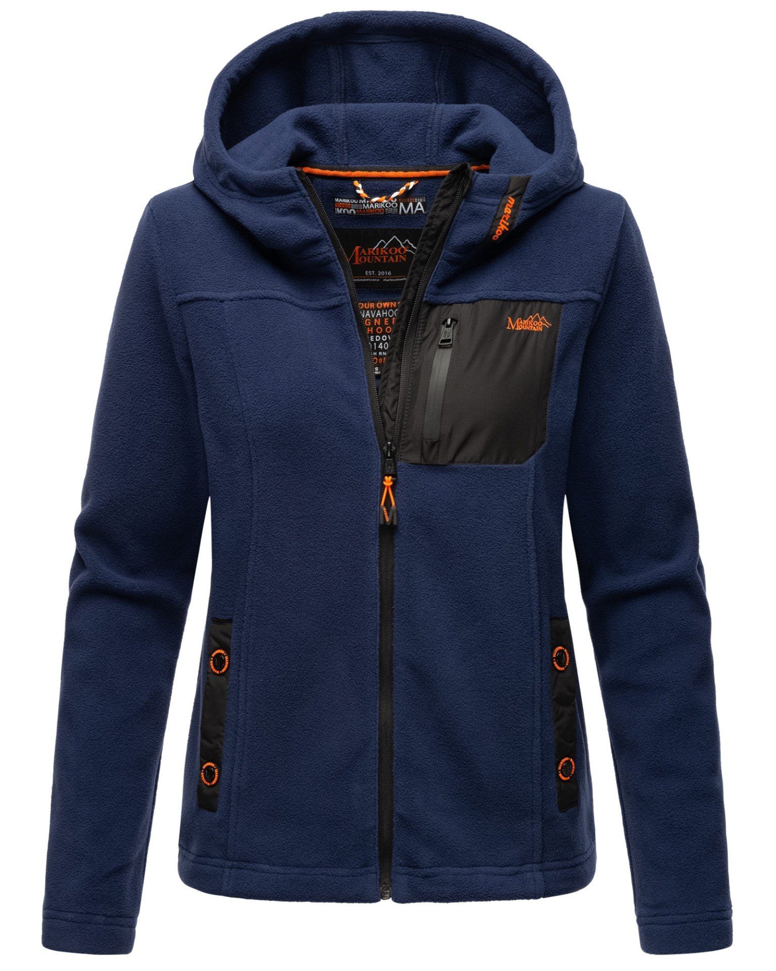 Marikoo Outdoorjacke Mount Iwaki mit wasserabweisendem Reißverschluss