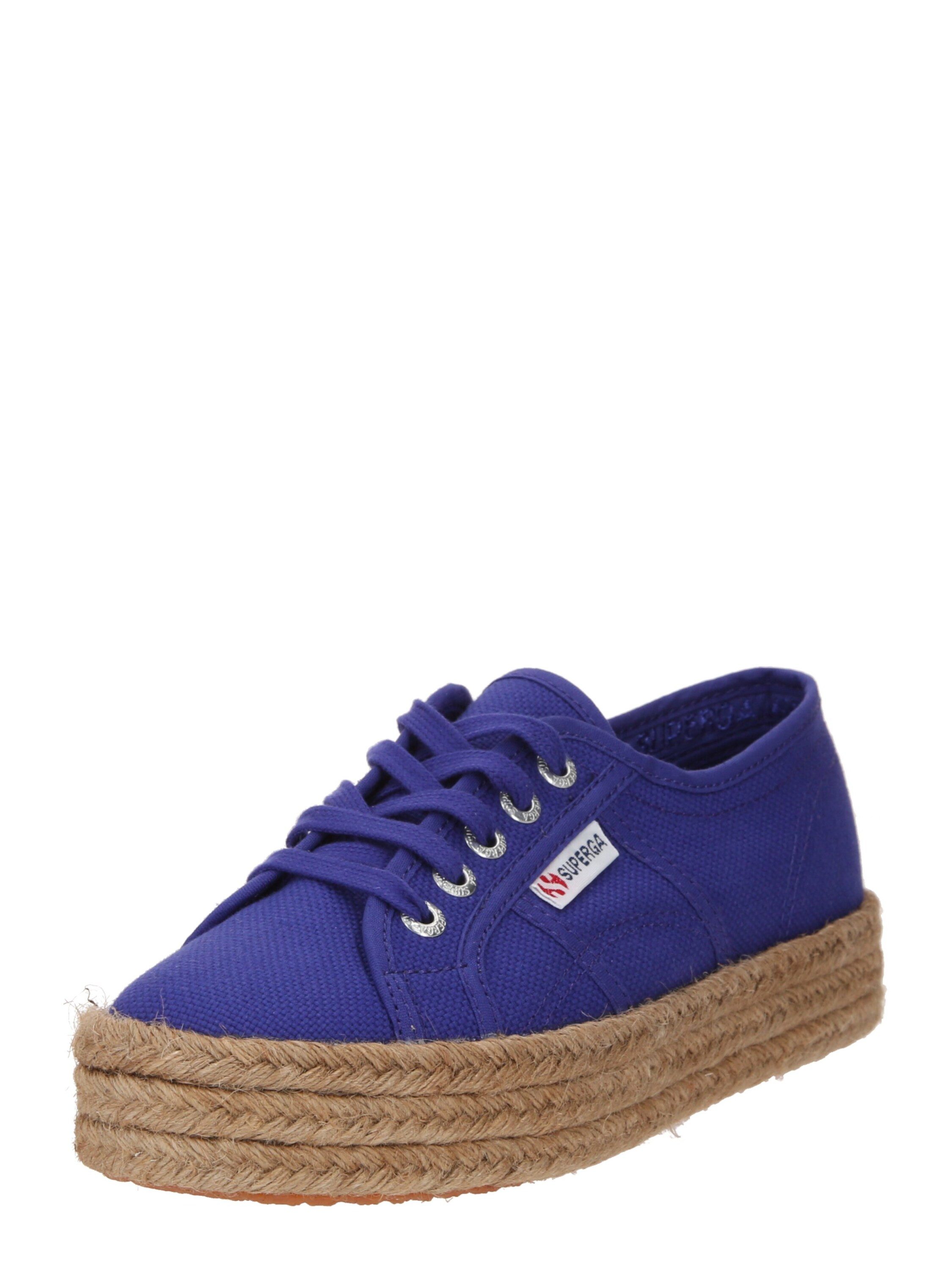 Superga Sneaker (1-tlg), Absatz/Sohle in Bast-Optik