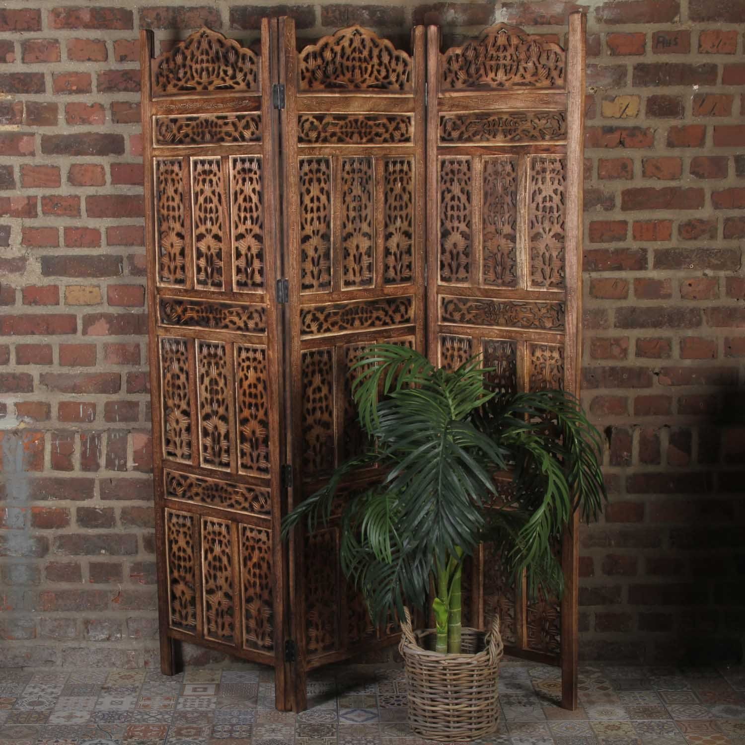 Paravent Holz Vintage
