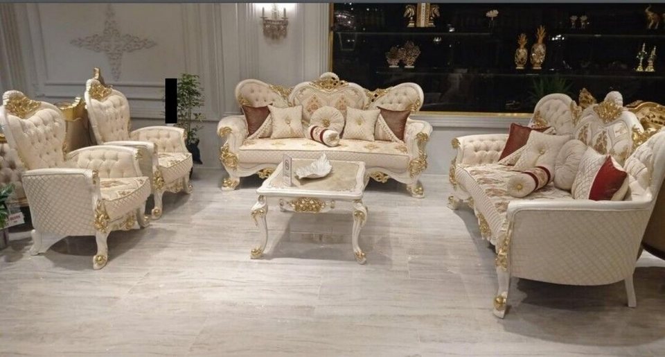 Jvmoebel Wohnzimmer Set Sofagarnitur Set 5tlg 3311 Sitzer Couchtisch