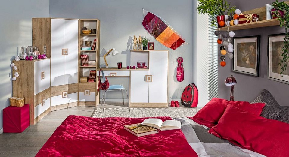 Stylefy Jugendzimmer Set Nicole Iv Komplett Set Set 5 St