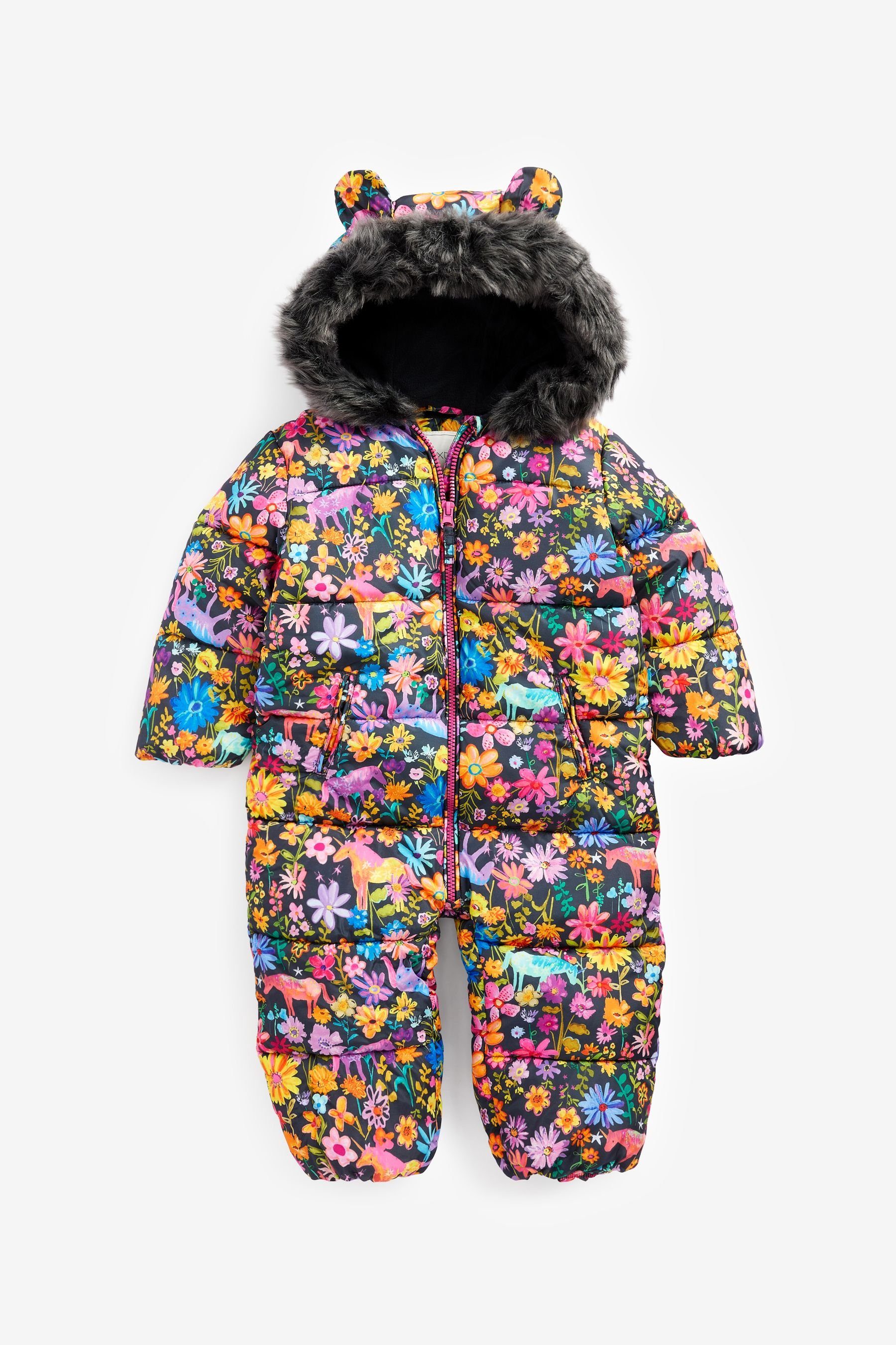 Next Schneeoverall Wasserabweisende Schneeanzug Mit Print 1 Tlg Mode