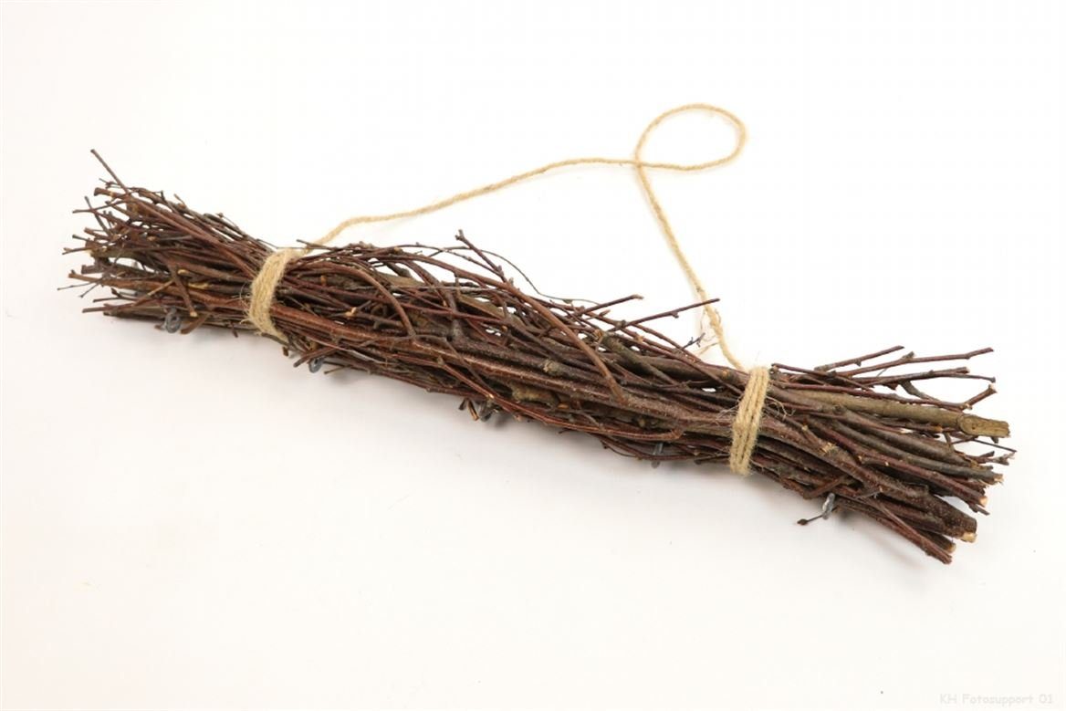 Nadeco Bastelnaturmaterial Birkenzweig Bündel Ca 60 Cm Mit 6 Haken