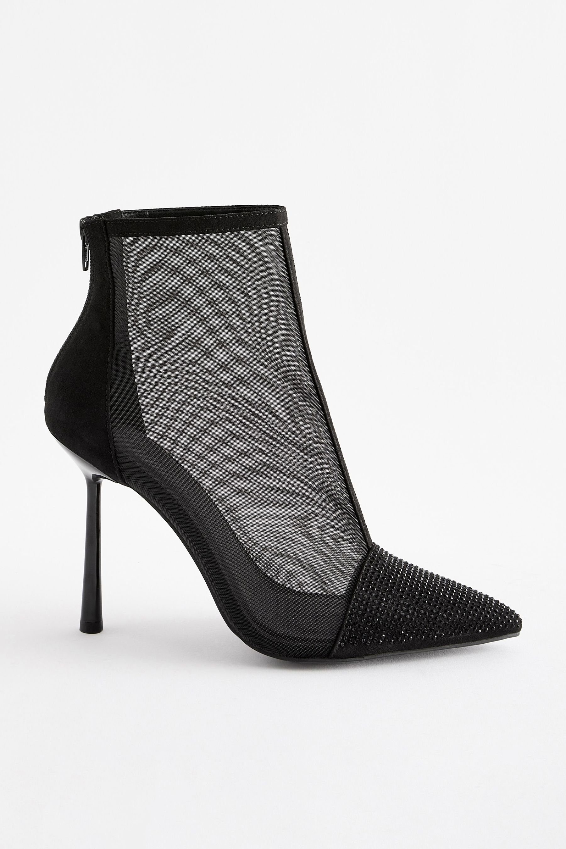 Next Stiefeletten Mit Mesh Und Bling Stiefelette 1 Tlg