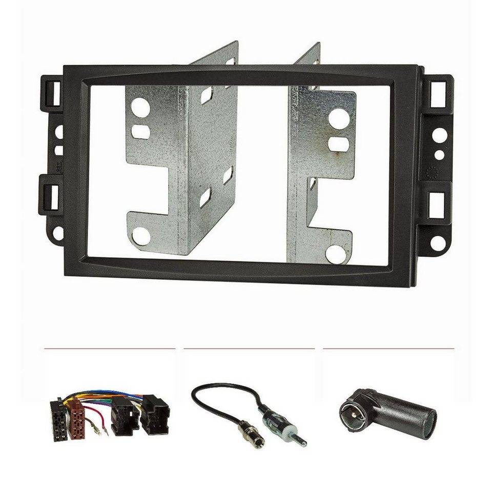 tomzz Audio Doppel DIN Radioblende Set passt für Chevrolet Aveo Captiva ... tomzz Audio Doppel DIN Radioblende Set passt für Chevrolet Aveo Captiva ...
