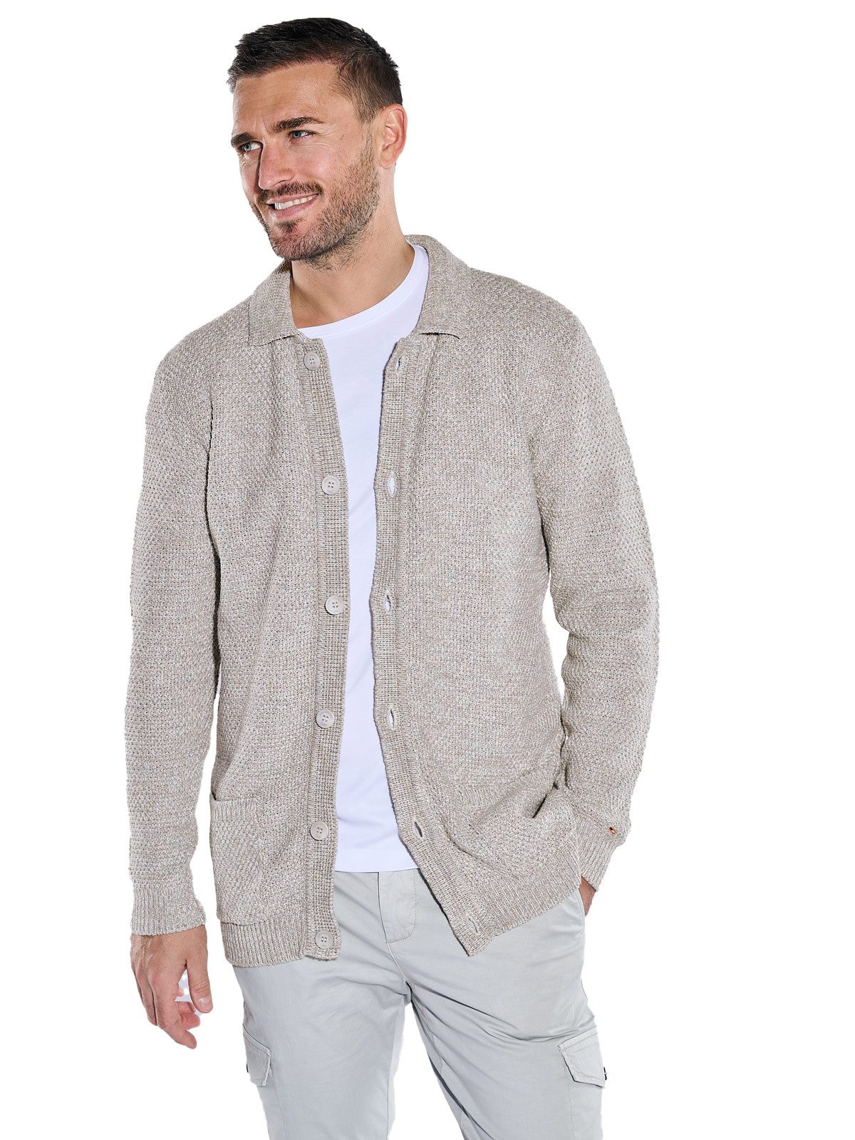 emilio adani Strickjacke Strickjacke strukturiert, besonderes ...
