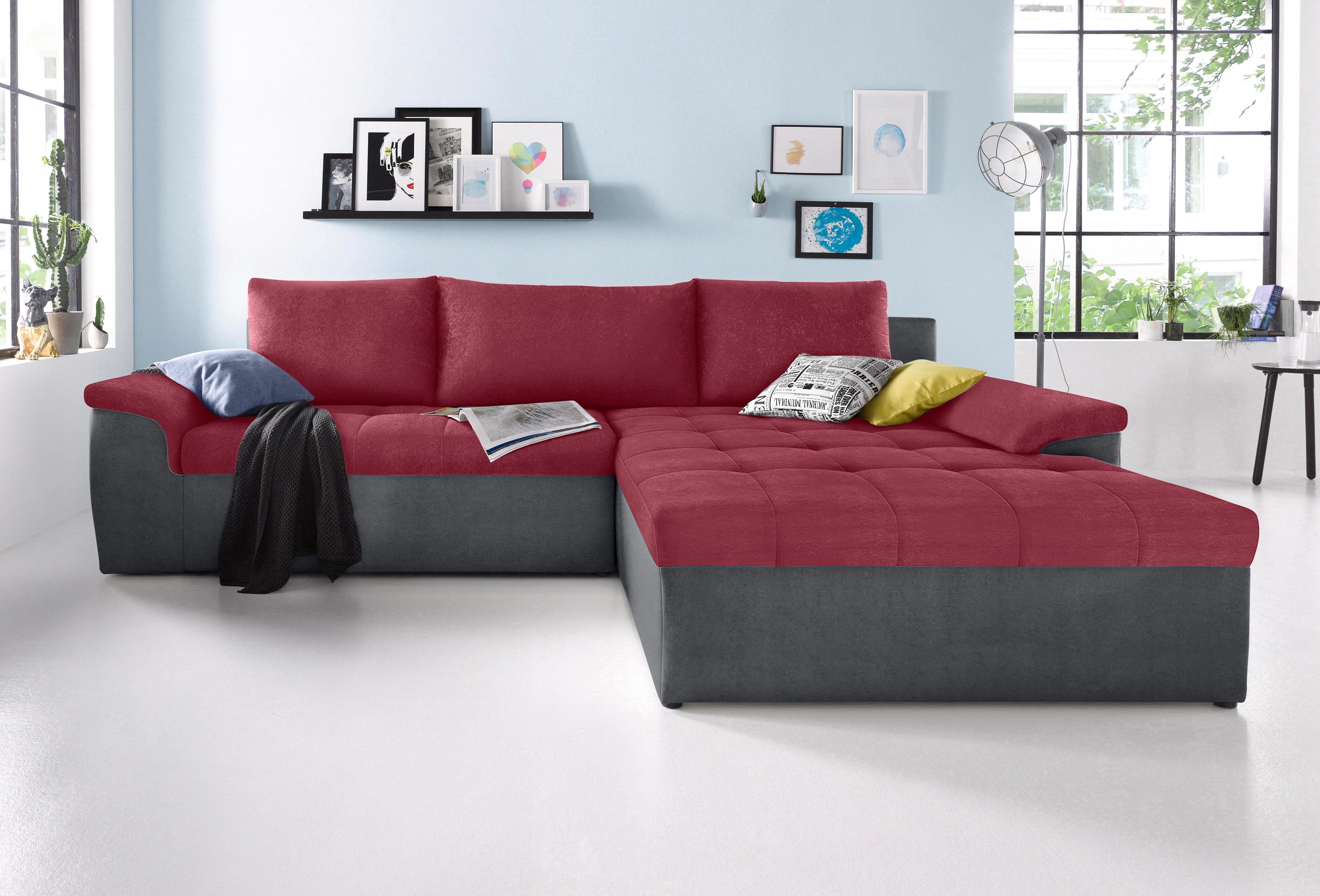 Sitandmore Ecksofa Xxl Wahlweise Mit Bettfunktion Otto