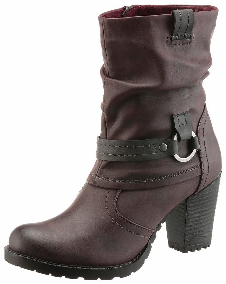 Tamaris Stiefelette Mit Modischen Zierband Kaufen Otto