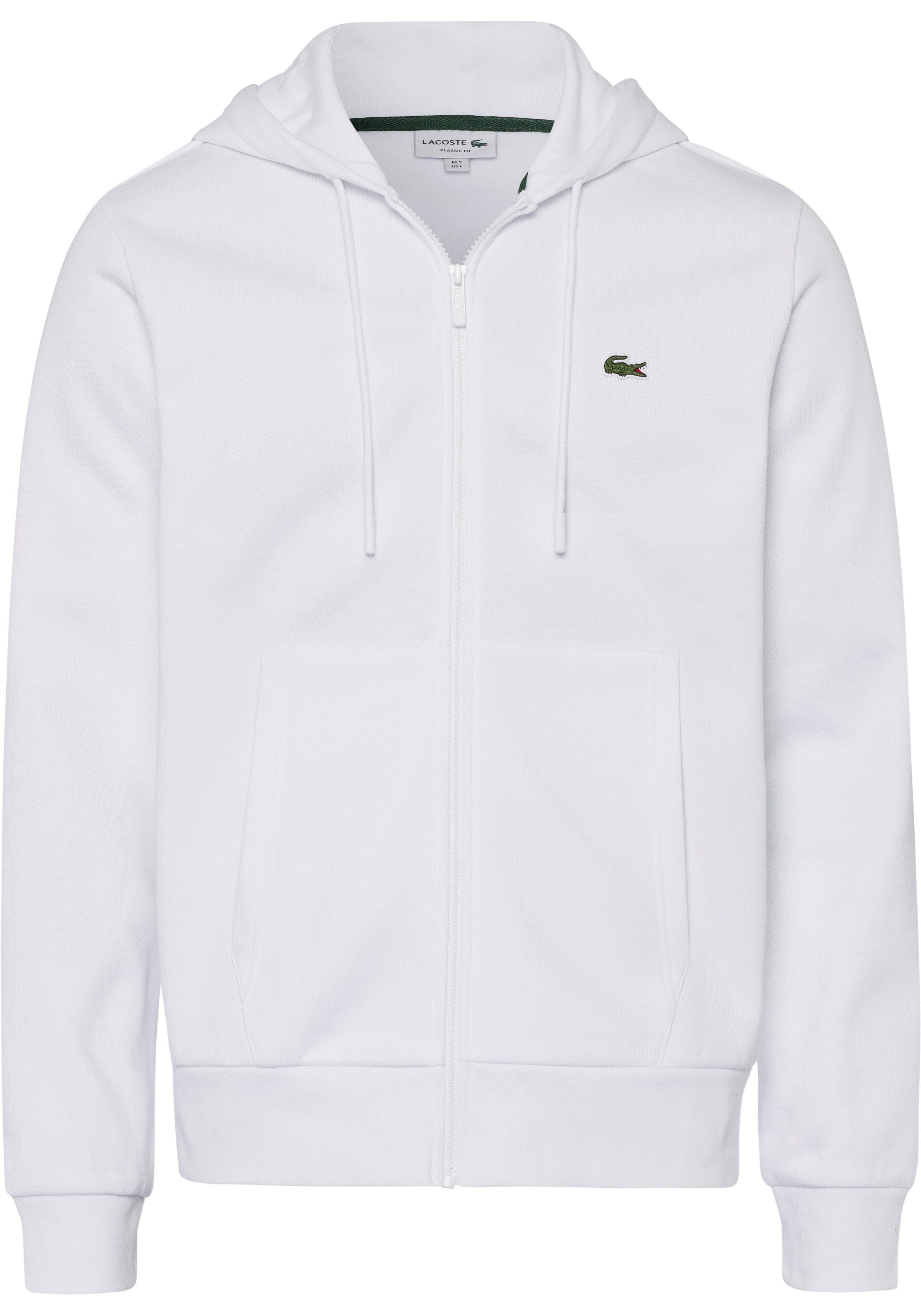 Weiße Sweatjacke Herren