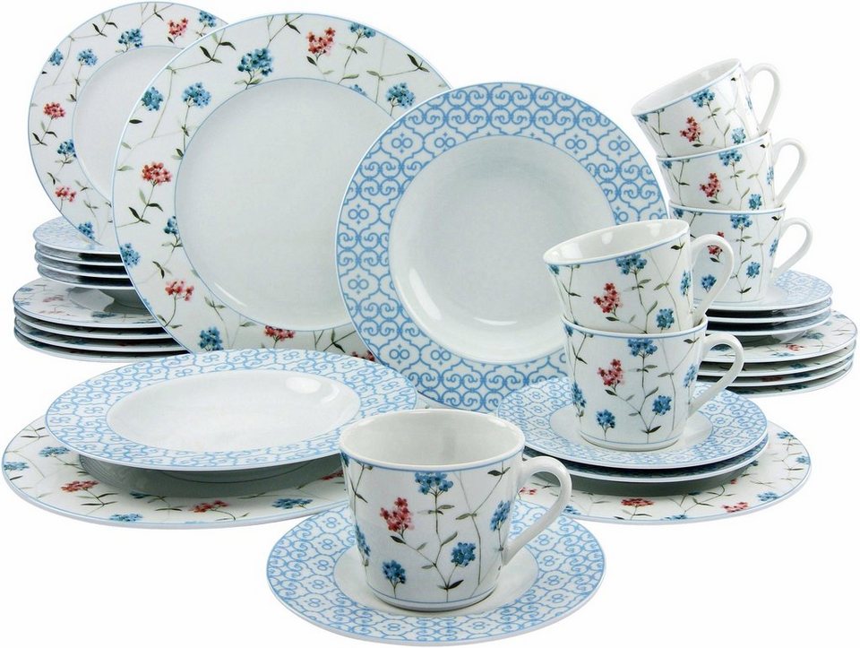 CreaTable Kombiservice, Porzellan, 30 Teile, »ANNIKA« online kaufen | OTTO CreaTable Kombiservice, Porzellan, 30 Teile, »ANNIKA« online kaufen | OTTO