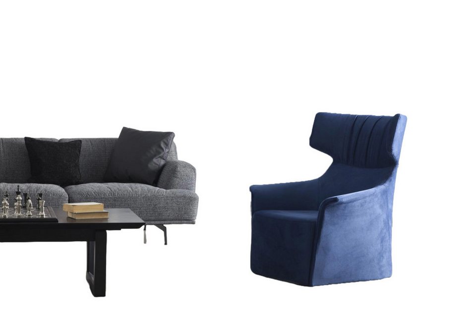 Xlmoebel Sessel Ein Luxuriöser Mittelweicher Moderner Einzelsessel In
