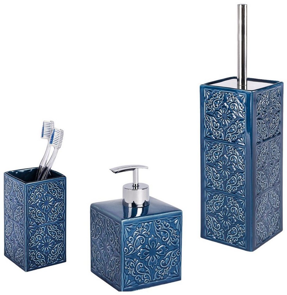 Wenko Badaccessoire Set Cordoba Set 3 Tlg Zahnputzbecher