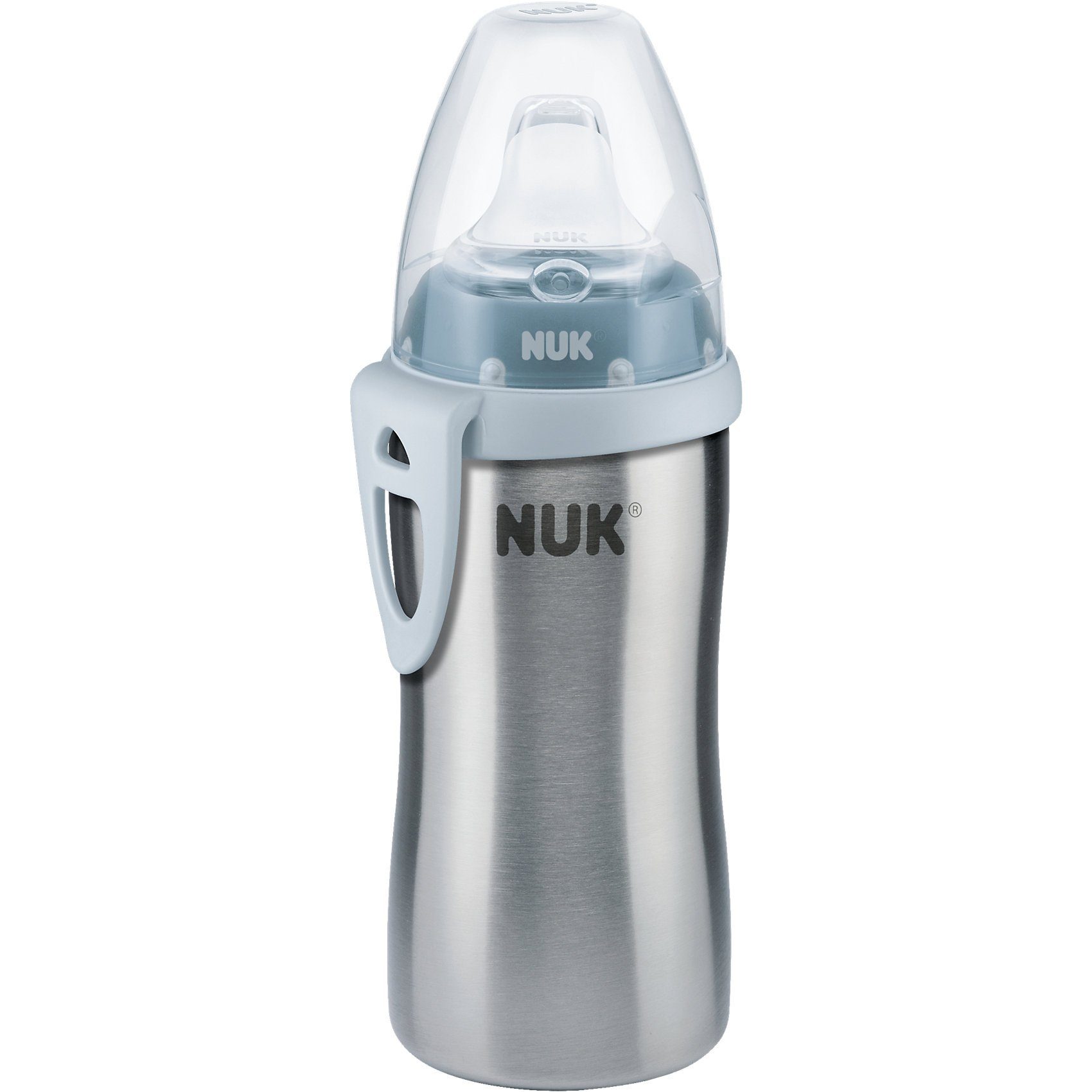 NUK Trinkflasche Active Cup, Edelstahl, blau | OTTO