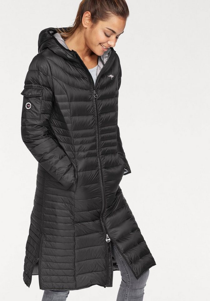 Kangaroos Steppjacke In Trendy Longform Kaufen Otto